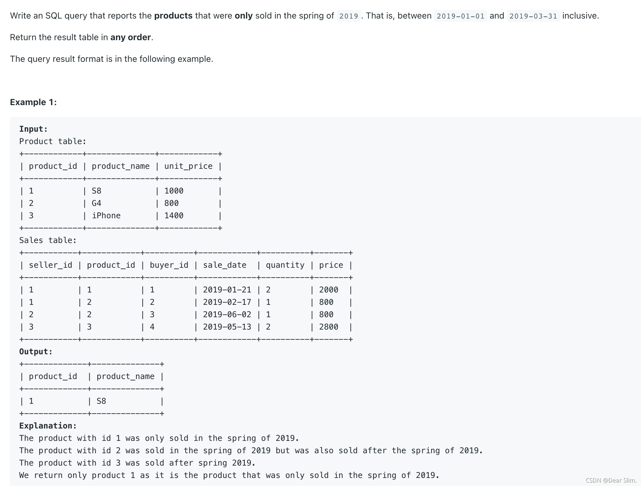 刷leetcode的sql题库全记录【easy篇】write An Sql Query To Find All Dates Id With Highdear Slim的博客 Csdn博客