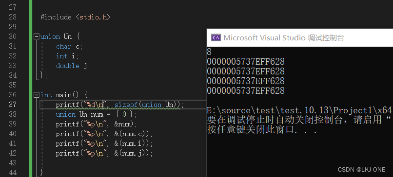 struct结构体的使用及内存分配规则,和union联合体的简单说明_联合体内存分布-CSDN博客