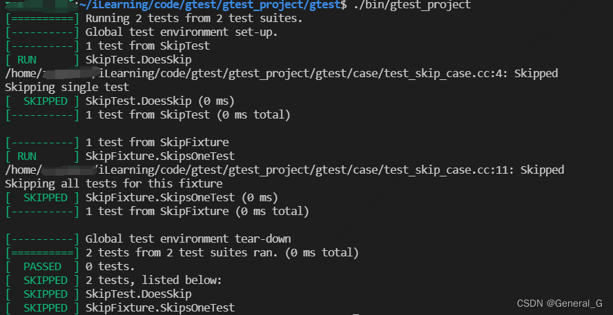 gest之高级主题_gtest skip-CSDN博客