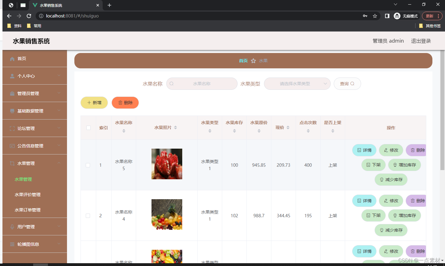 基于微信小程序的水果销售系统的设计与实现 Csdn博客 2883