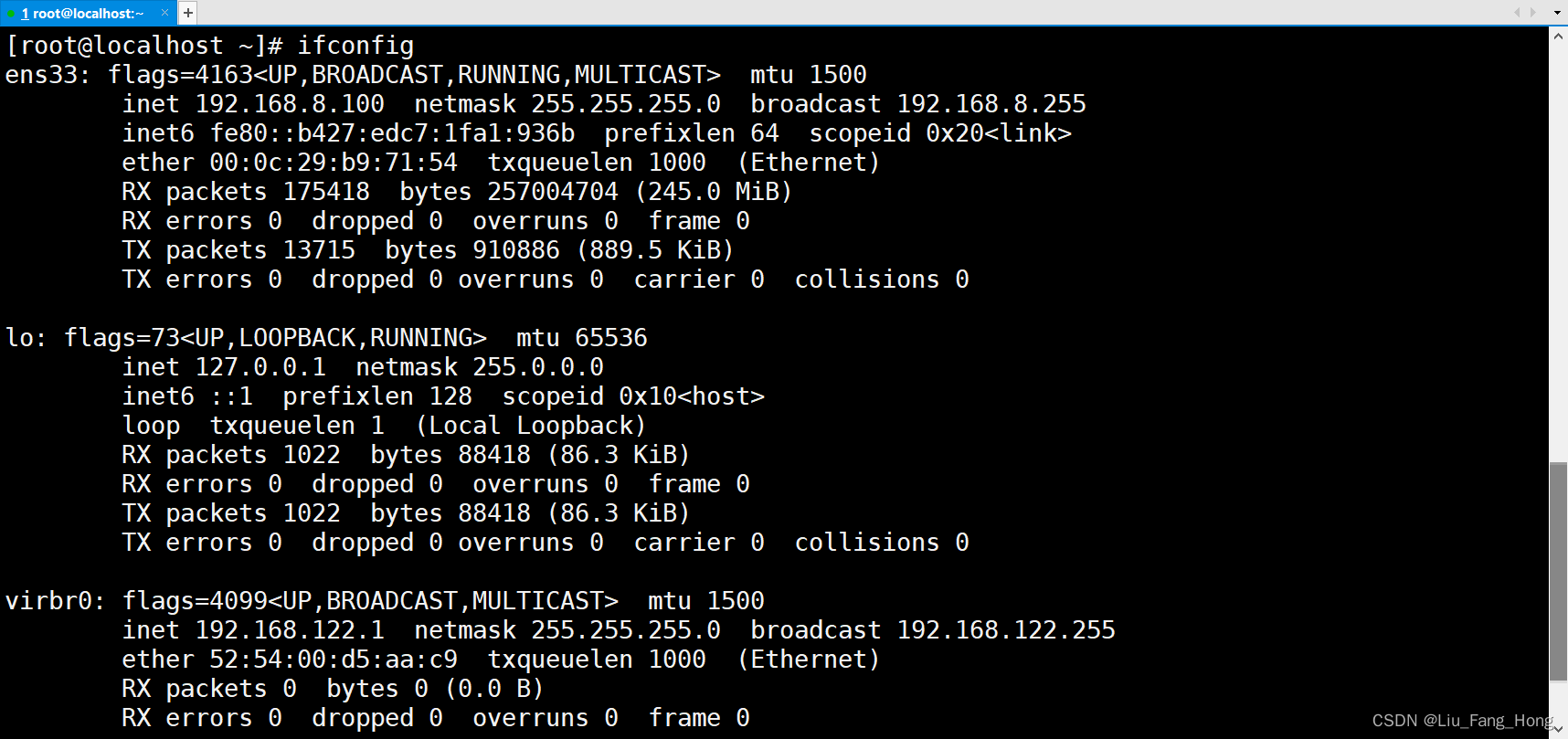 Linux网络配置 Linux网卡配置 Csdn博客