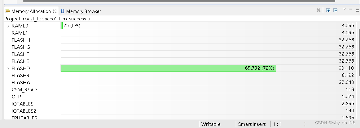 CCS6.0 FLASH分区扩容_查看ccs程序余量-CSDN博客