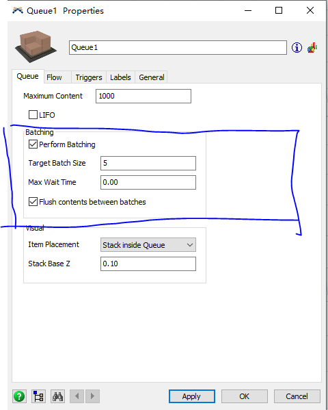 FlexSim——通过Queue中Batching实现按指定批次进行加工_flexsim 暂存区 成批操作-CSDN博客