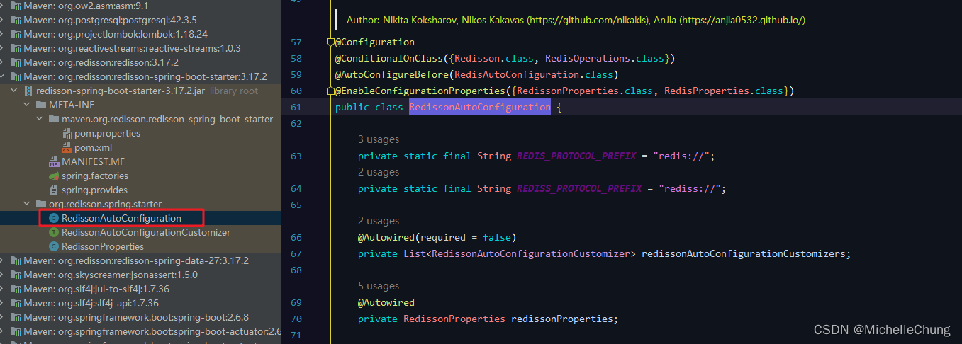 【RuoYi-Vue-Plus】学习笔记 24 - Redisson（三）自动配置 RedissonAutoConfiguration（Redisson 源码）-CSDN博客