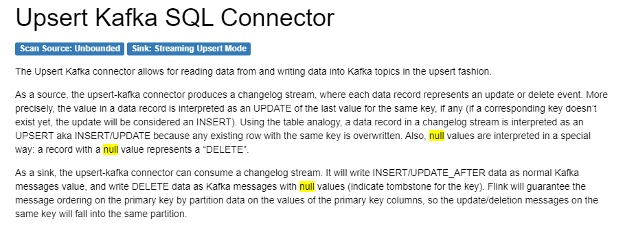 Flink cdc写入kafka数据出现null的问题排查与解决_flink kafka null-CSDN博客
