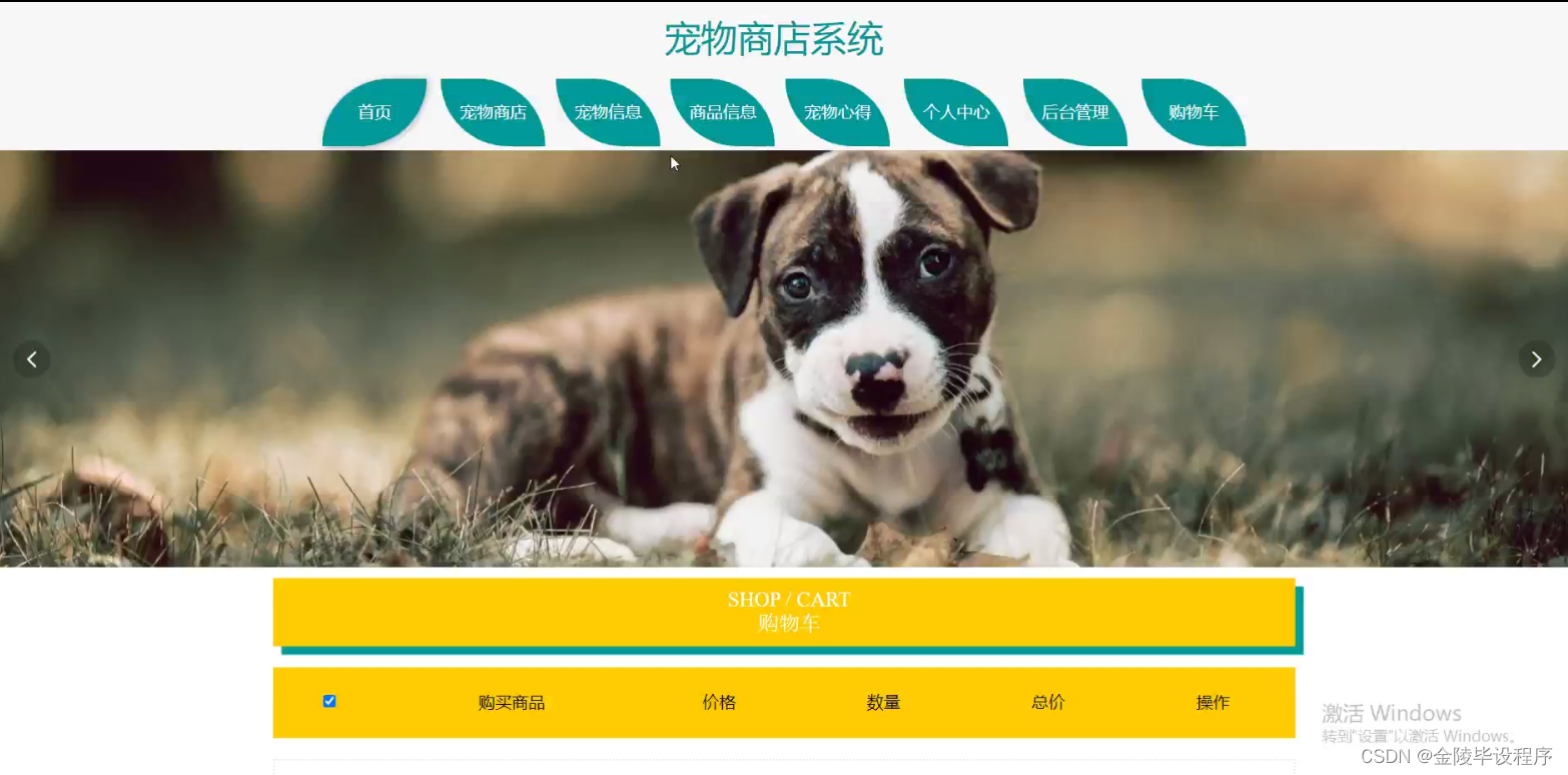 毕设项目:宠物商店系统jspjavaspringmvcmysqlmybatis Csdn博客