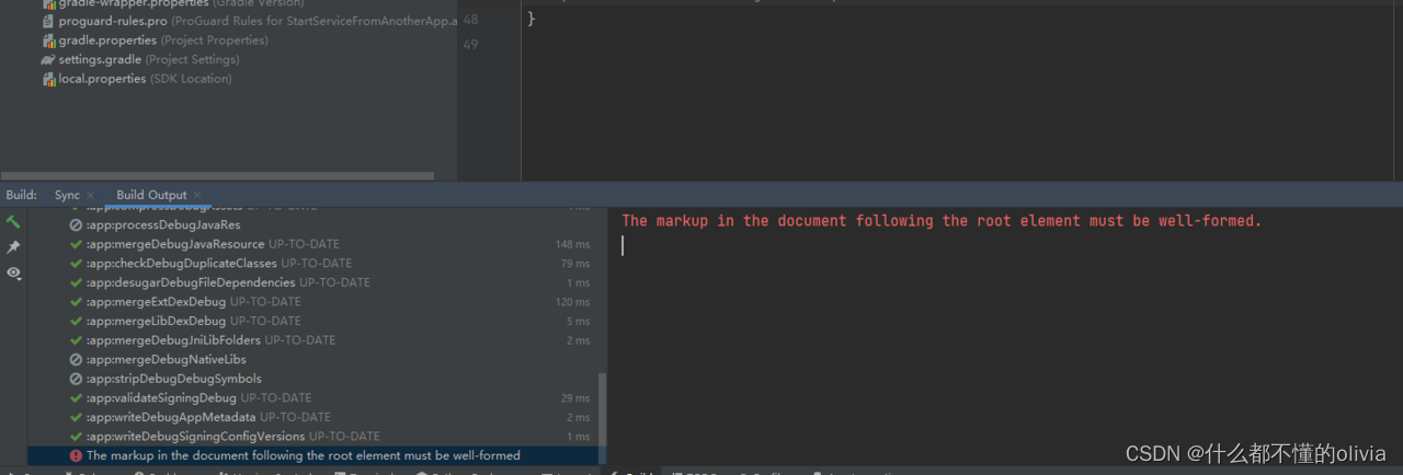 安卓App BUild失败的解决方法_build myapplication :failed-CSDN博客