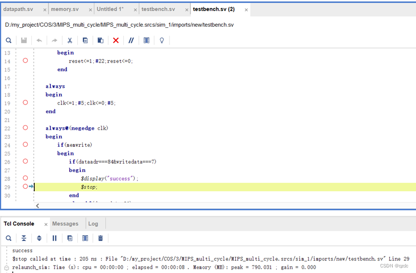 基于System verilog设计的多周期MIPS处理器_ori bne-CSDN博客