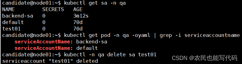 【K8S认证】2023年CKS考题-ServiceAccount（解析+答案）_cks2023真题-CSDN博客