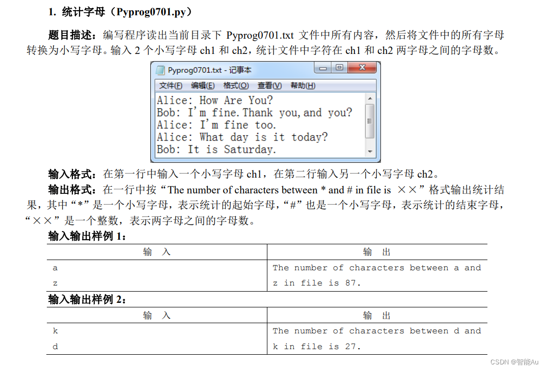 Python实验7（1）统计字母 Csdn博客