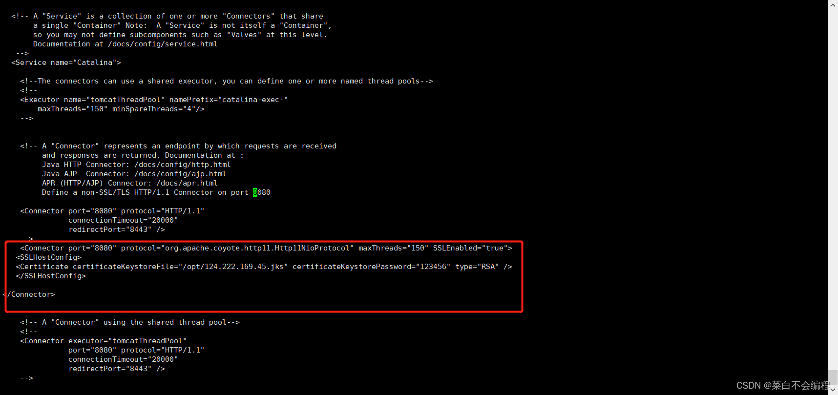 Tomcat如何将http地址转成https_tomcat crt-CSDN博客