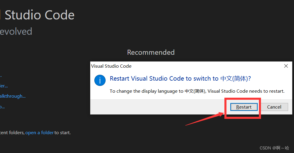 如何将VS code设置成中文_vs code设置中文-CSDN博客