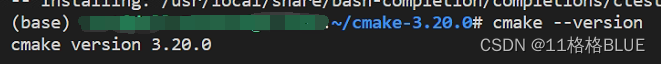 CMake Error：CMake 3.14 or higher is required. You are running version 3.10.2_11格格BLUE的博客-CSDN博客
