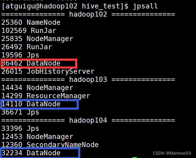 明明启动了三个DataNode，hadoop集群只显示一个datanode监控呢_hadoop集群启动成功后,监控只显示一个-CSDN博客