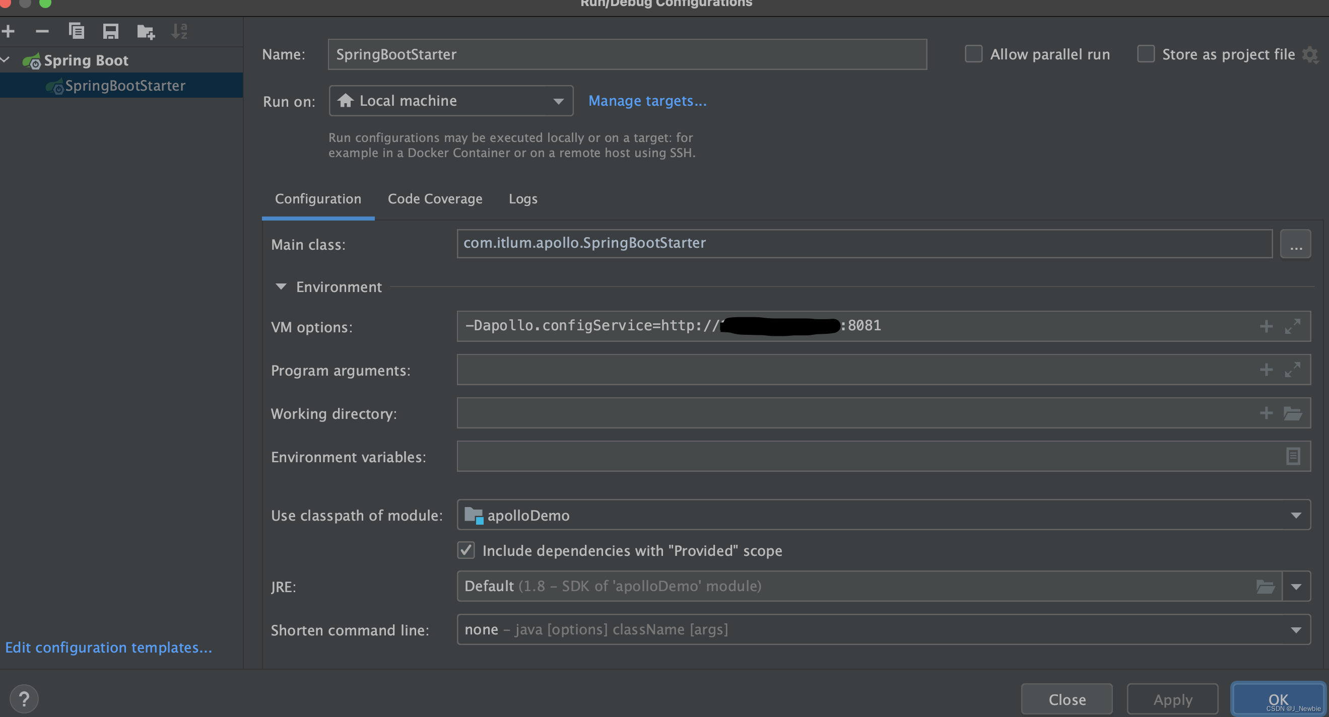 docker安装Apollo,并用java连接测试_could not load config for namespace application fr_J_Newbie的博客-CSDN博客