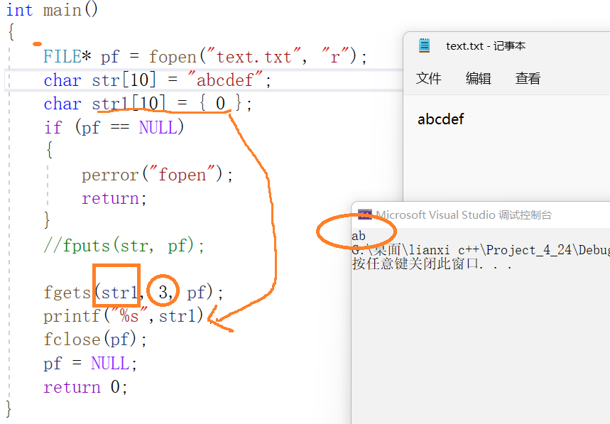 文件操作详解，fputcfgetcfputsfputsfprintffscanffreadfwritefseekftell
