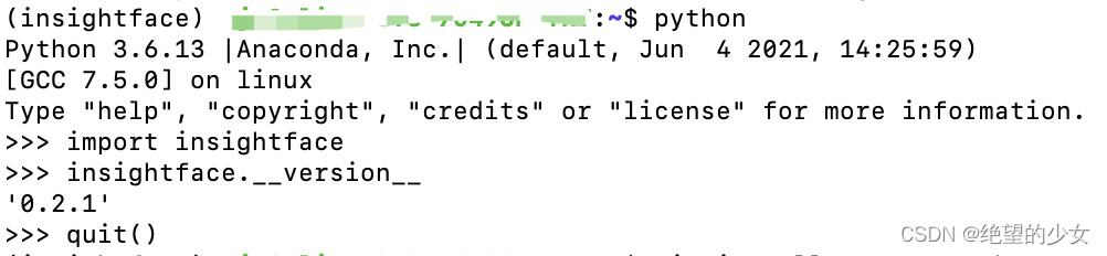 python安装insightface包配环境_insightface如何安装-CSDN博客