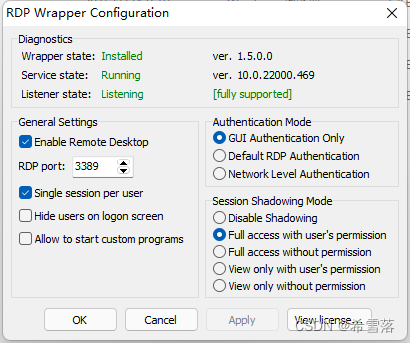 Windows multi-user remote desktop -RDPWRAP - Programmer Sought