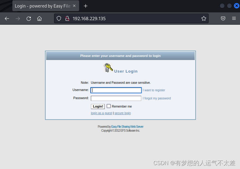 Kali Linux 基于Easy File Sharing Web Server 6.9 编写漏洞渗透模块 (上）_kali linux ...