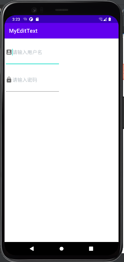 Android开发之EditText控件（实现用户登录界面）_设计一个界面,添加 1 个edittext输入框,1个button 普通按钮,1 个textview-CSDN博客