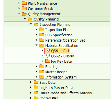 SAP QM中阶之Material Specification的使用_sap qm模块 为何用的这么少-CSDN博客