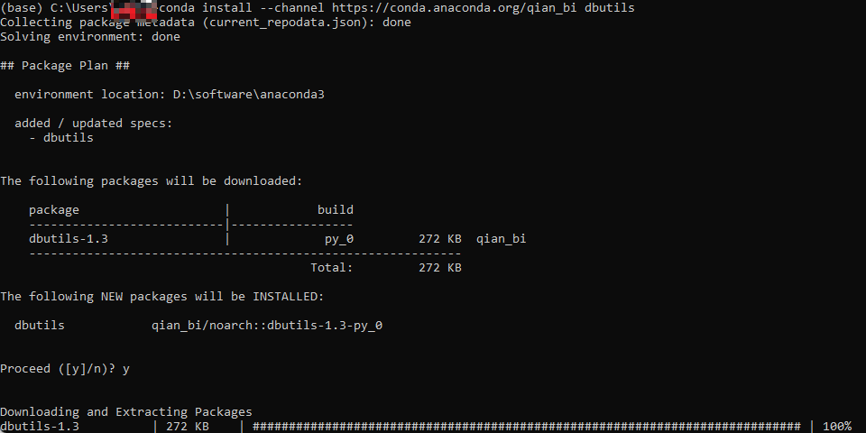 Anaconda安装找不到的依赖包，以DBUtils包为例_conda install dbutils-CSDN博客