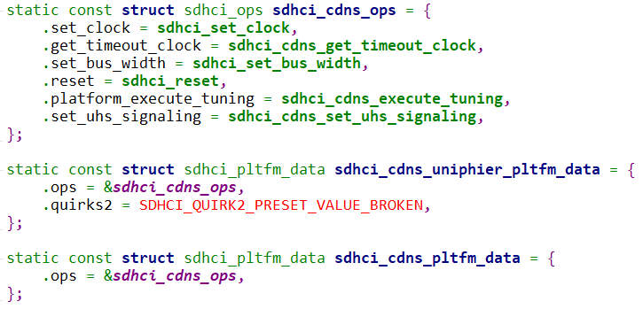 Linux Cdns Mmcsd 驱动分析sdhci驱动分析 Csdn博客