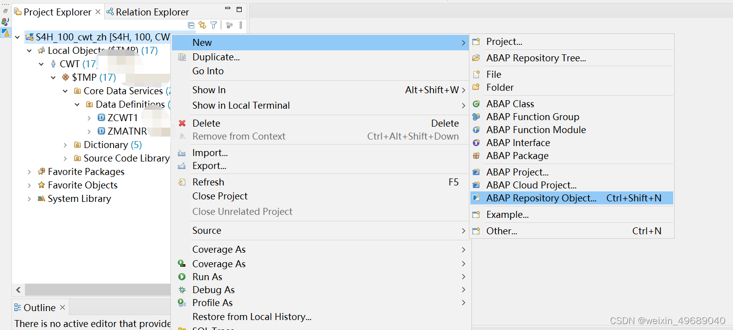 SAP eclipse创建简单的CDS视图_eclipse 创建 cds-CSDN博客