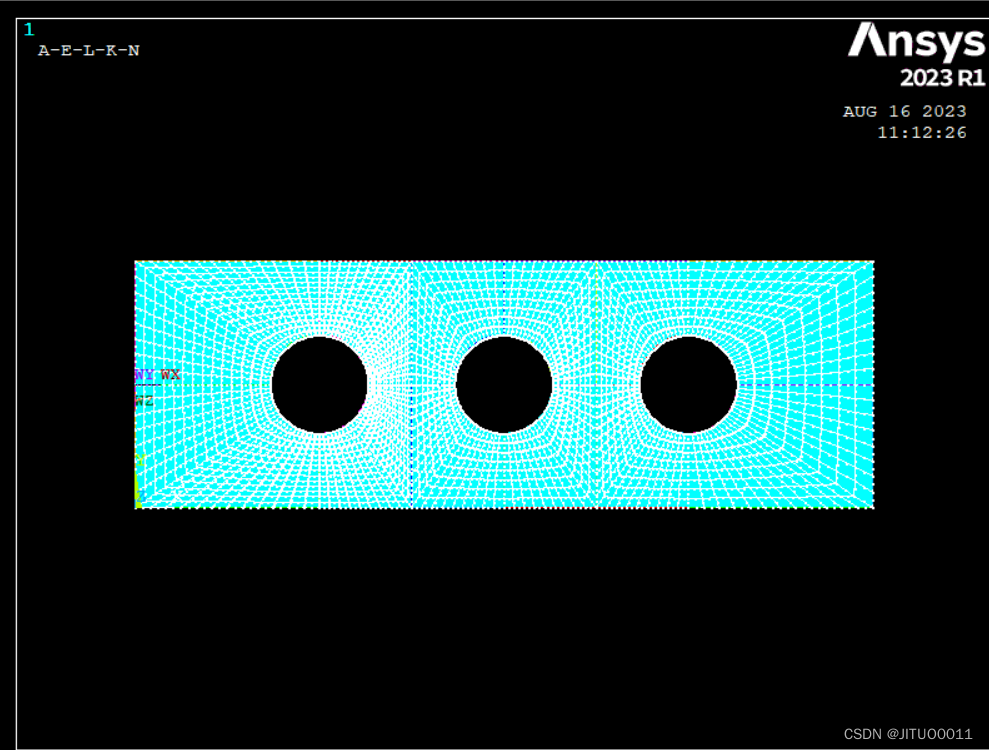 ANSYS APDL，板开孔命令流_ansys怎么挖孔-CSDN博客