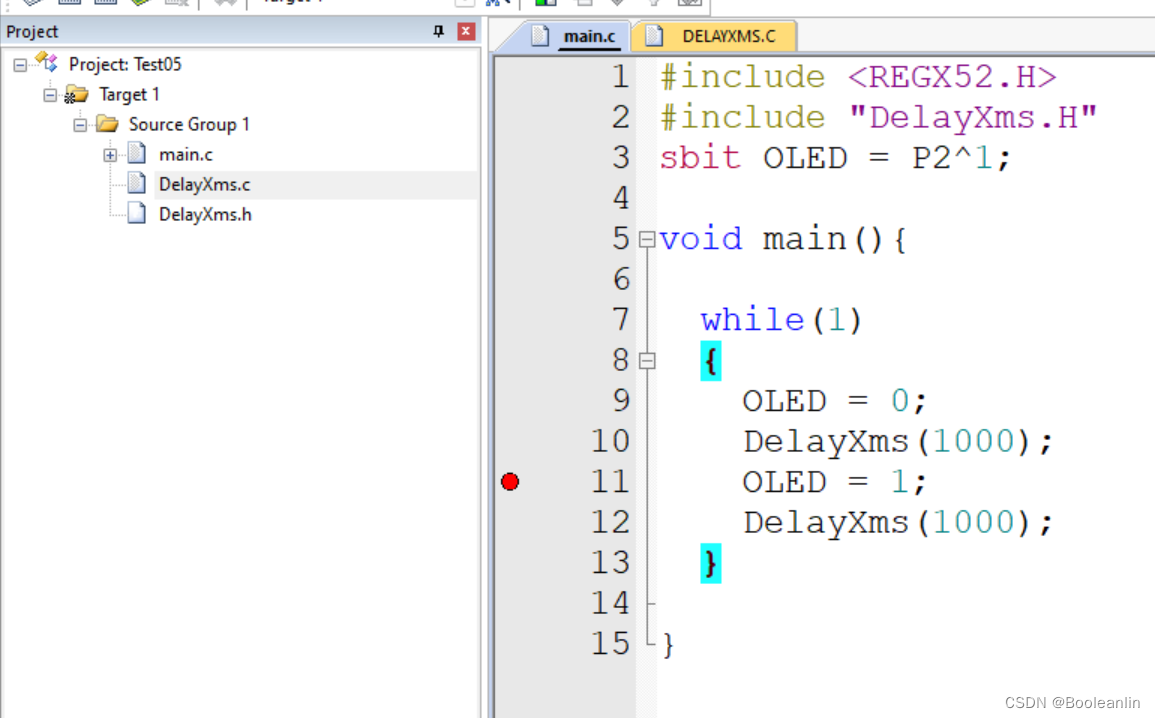 2-C51-以1s为周期闪烁OLED灯_mage16oled灯闪烁代码-CSDN博客