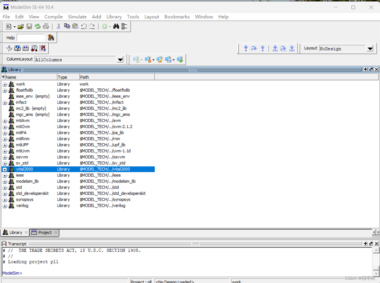 Modelsim配置与库编译（IP核仿真）_modelsim软件编译库-CSDN博客