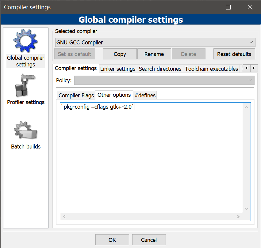 Code::Blocks配置支持GTK程序编译链接_codeblocks gtk-CSDN博客