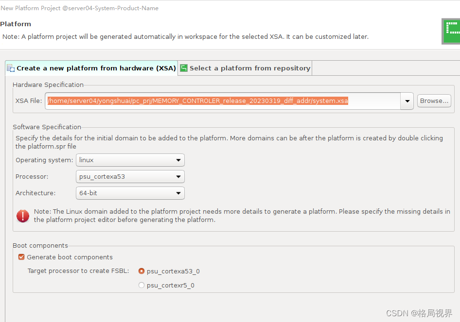 基于petalinux的vitis开发流程_vitis petalinux-CSDN博客