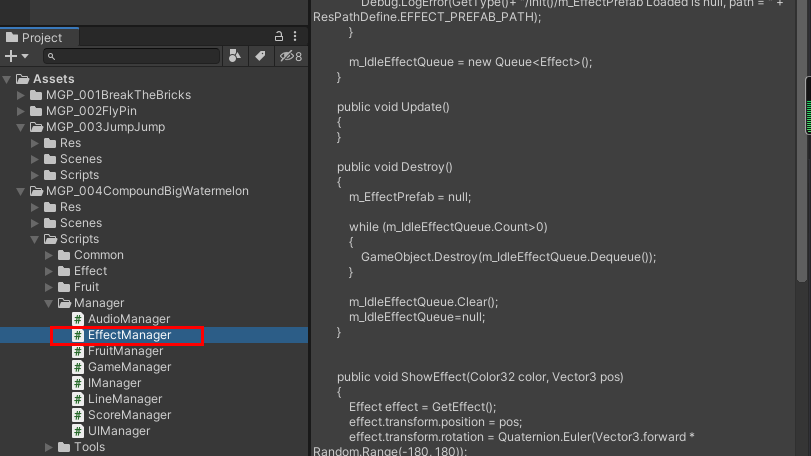 Unity 游戏实例开发集合 之 CompoundBigWatermelon (简单合成一个大西瓜) 休闲小游戏快速实现_untiy 西瓜合成源码-CSDN博客