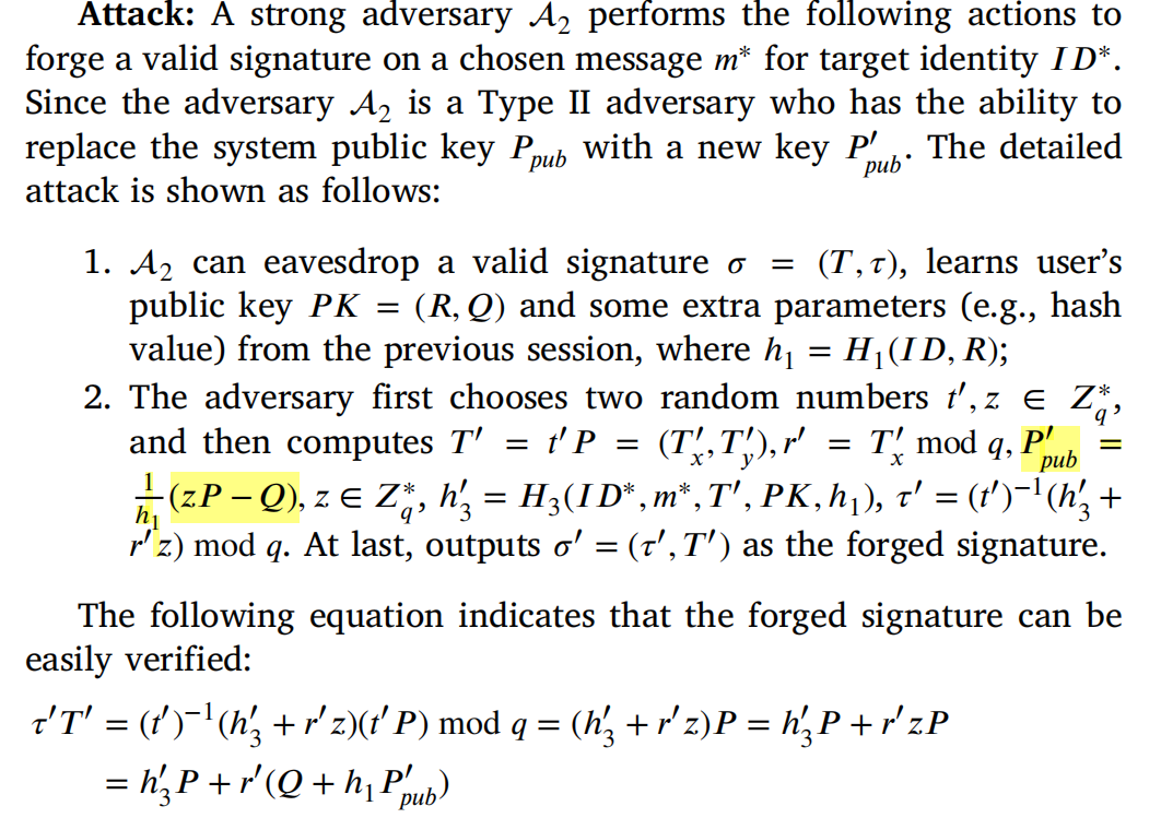 阅读笔记1：A secure and efficient certificateless signature scheme for Internet of Things_密钥生成中心(kgc ...