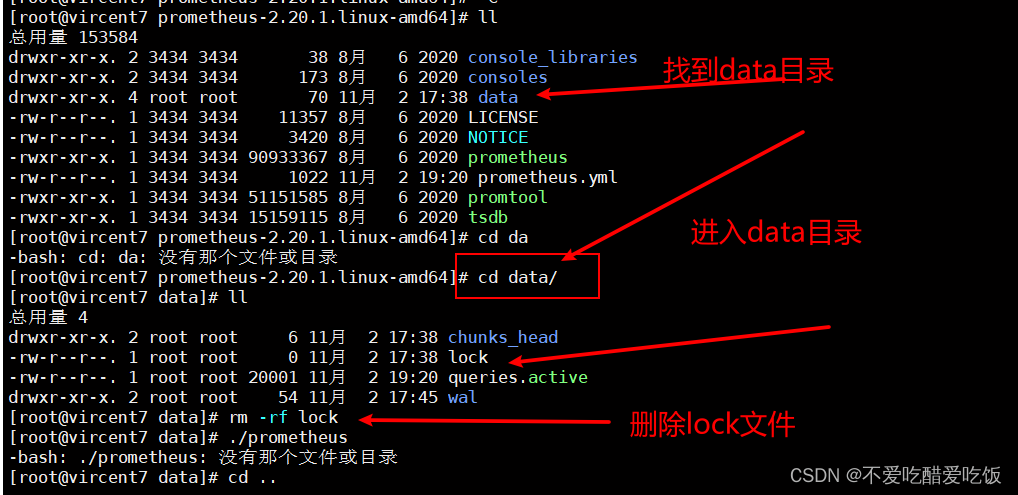 启动prometheus报错_opening storage failed: lock db directory: resourc-CSDN博客