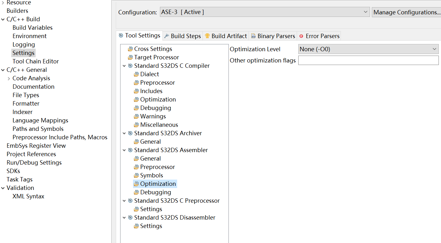 S32 Design Studio项目属性配置解析_s32ds linked resources-CSDN博客