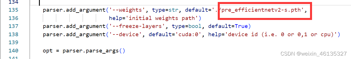 训练efficientnetv2报错：KeyError: ‘blocks.40.expand_conv.conv.weight‘_keyerror: "wrong encoder name ...