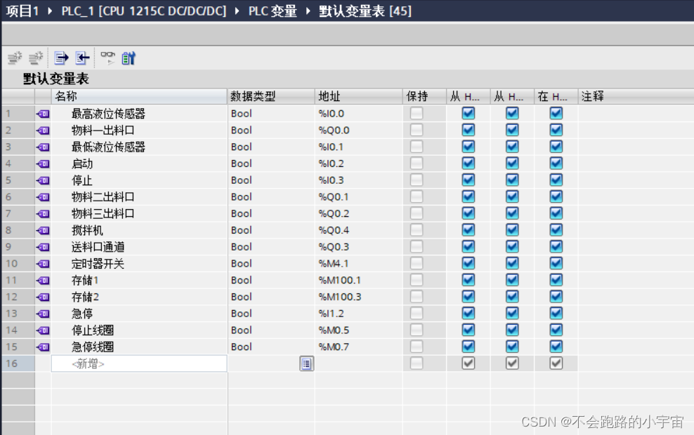 基于西门子PLC s7-1200 实现物料的上料，搅拌，排出的自动化过程。_顺序流程图的液位图-CSDN博客
