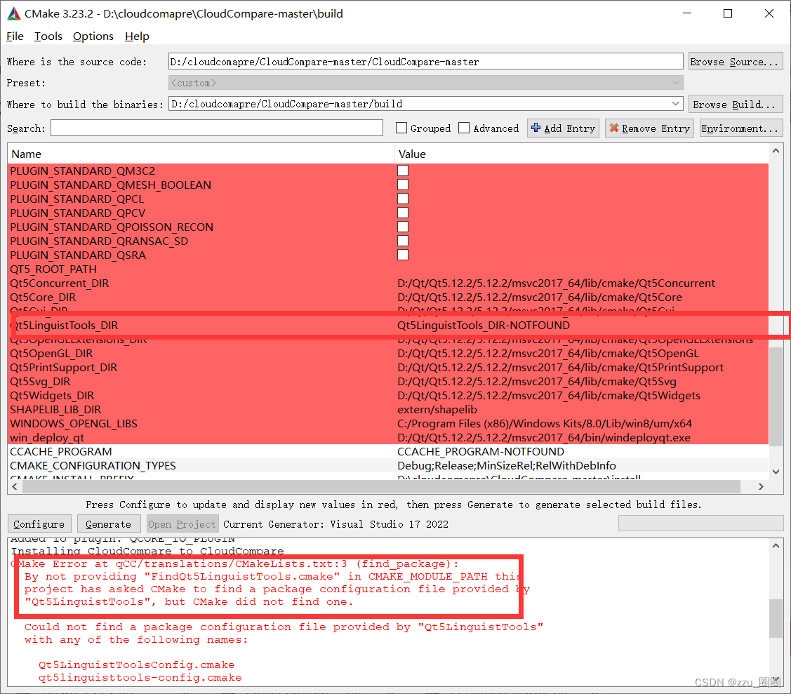 CloudCompare 源码编译 教程_cloudcompare源码编译-CSDN博客