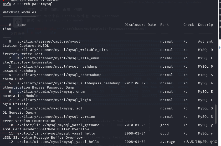 Metasploit渗透测试框架及使用方法---小白笔记_请简述metasploit框架的功能和工作方式-CSDN博客