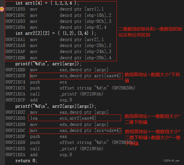 《c反汇编与逆向分析技术揭秘》笔记 第8章数组和指针的寻址下标和指针的寻址方式 Csdn博客