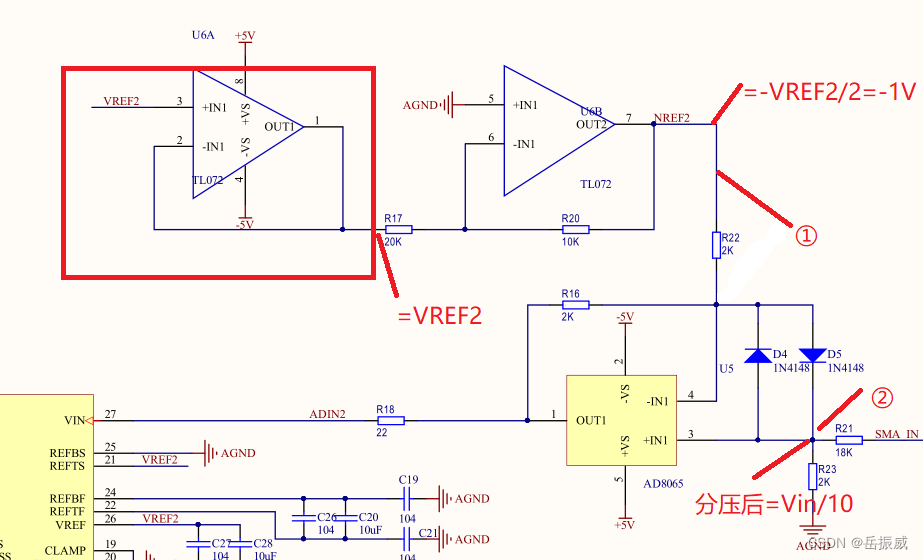 正点原子ADDA模块硬件原理图分析与学习_ad9708-CSDN博客