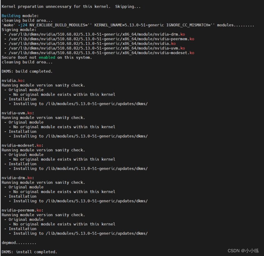 【重启后nvidia-smi 命令出现错误】_error (dkms apport): binary package for nvidia: 53-CSDN博客