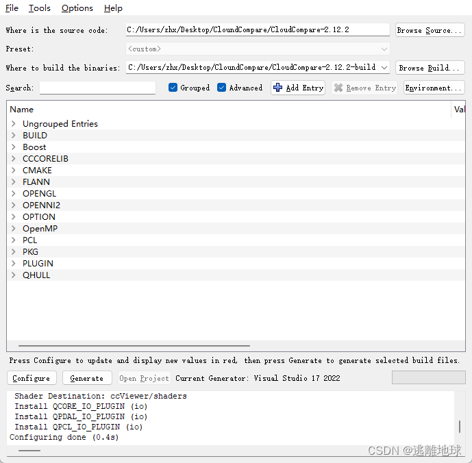 最新Win11编译CloudCompare2.12.2逐步教程【含PCL和PDAL的安装】_windows装cloudcompare-CSDN博客