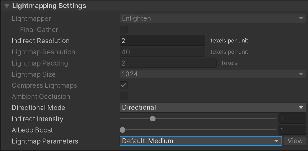 使用预计算实时全局光照优化照明-微调光照贴图参数_lightmap parameters-CSDN博客
