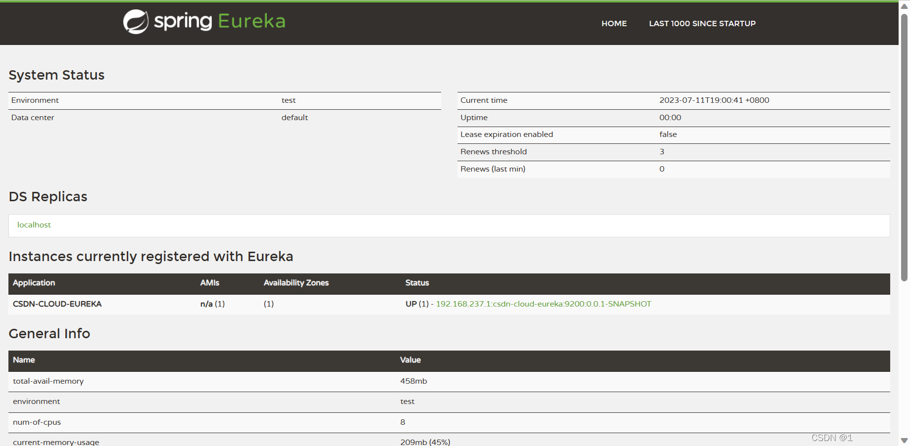 Eureka服务注册中⼼IDEA代码实现及介绍实现（Spring Cloud）_eureka代码-CSDN博客