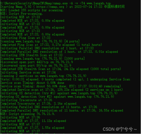 nmap基础_nmap dns-CSDN博客