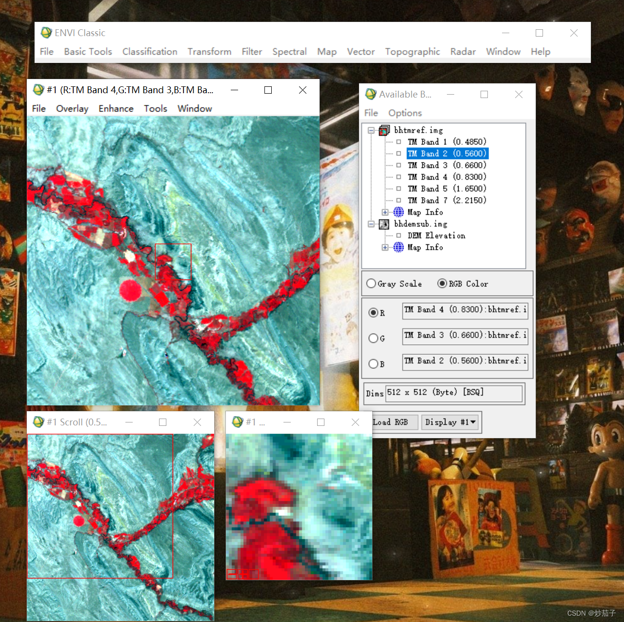 ENVI Classic：如何加载栅格数据(Img/DEM)和矢量数据(evf of ROI)?_envi classic加载roi数据类型-CSDN博客